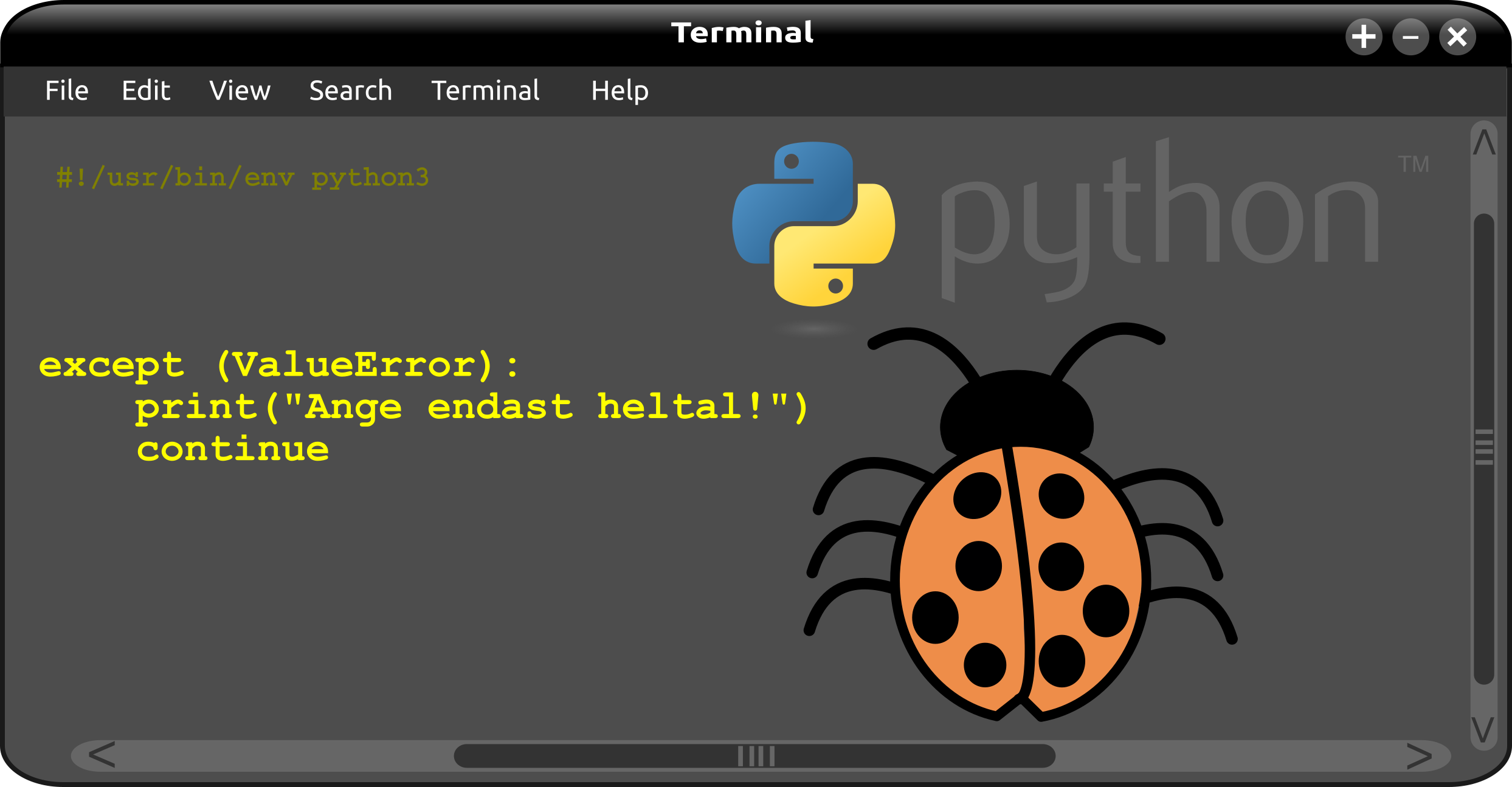Felhantering i Python « CyberInfo Sverige